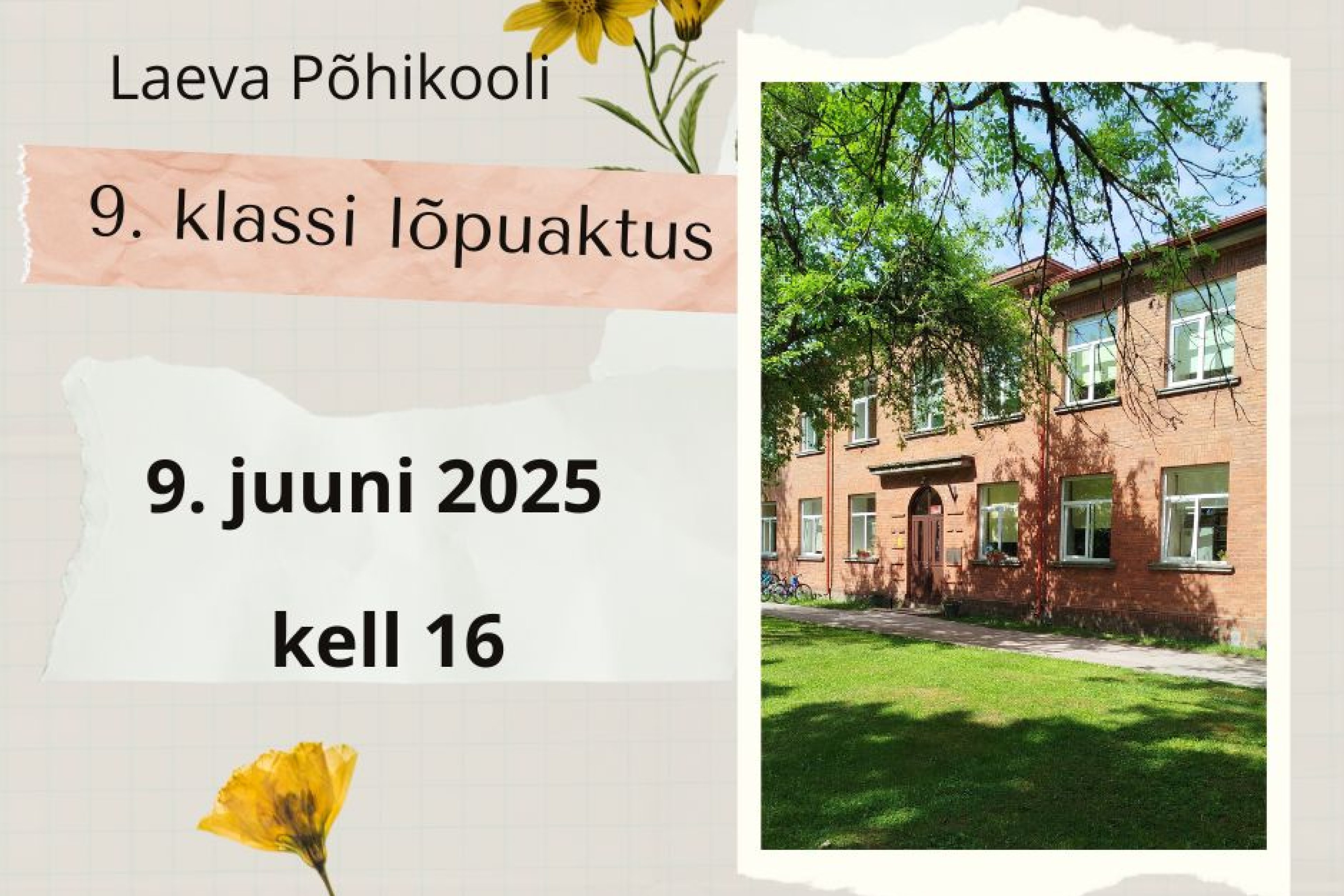 9. klassi lõpuaktus | Laeva Põhikool